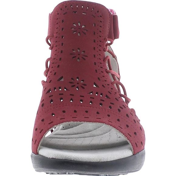 JBU | Shoes | Jbu By Jambu Womens Nelly Encore Red Vegan Leather Heel ...